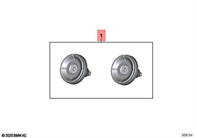 New Genuine BMW Handlebar End Set Machined (Roland Sands Design) - R18 ...