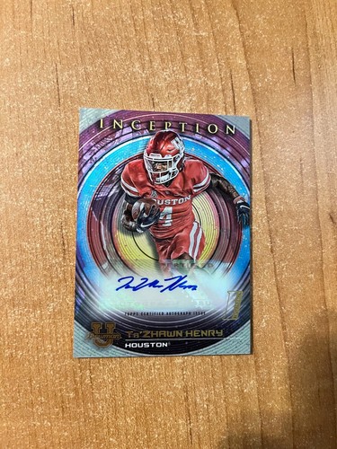 2022-23 Bowman University Inception - Ta'Zhawn Henry - Prospect Auto ...