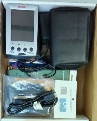 Compaq Aero 2180 Palm-Sized PC (Pictured Accessories Included. Needs ...