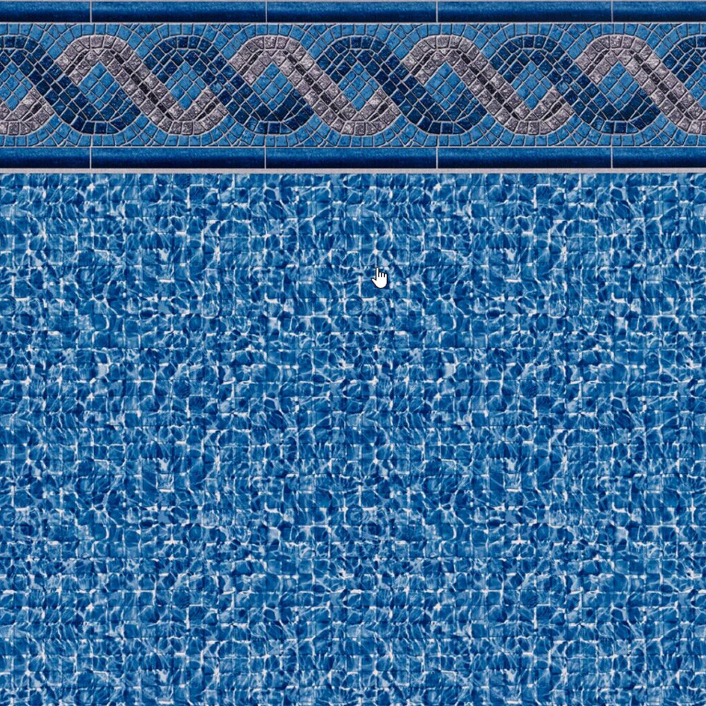 Findlay Greystone Tile 20 Mil Rectangle Swimming Pool Liner (Choose ...