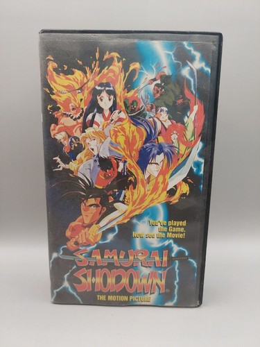 Samurai Showdown (VHS, 1995 English Dub White Tape, Black Clamshell) 702727003431| eBay