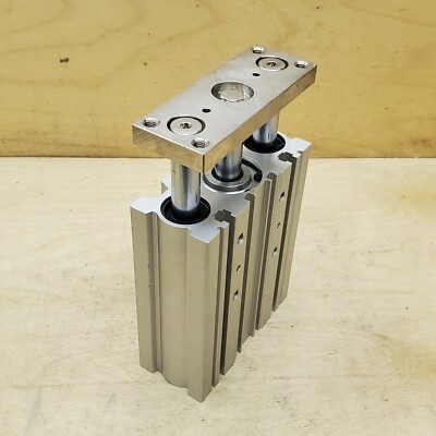 SMC Pneumatic Dual Rail Guided Cylinder 145 PSI Max MGPL40-100Z - NEW ...