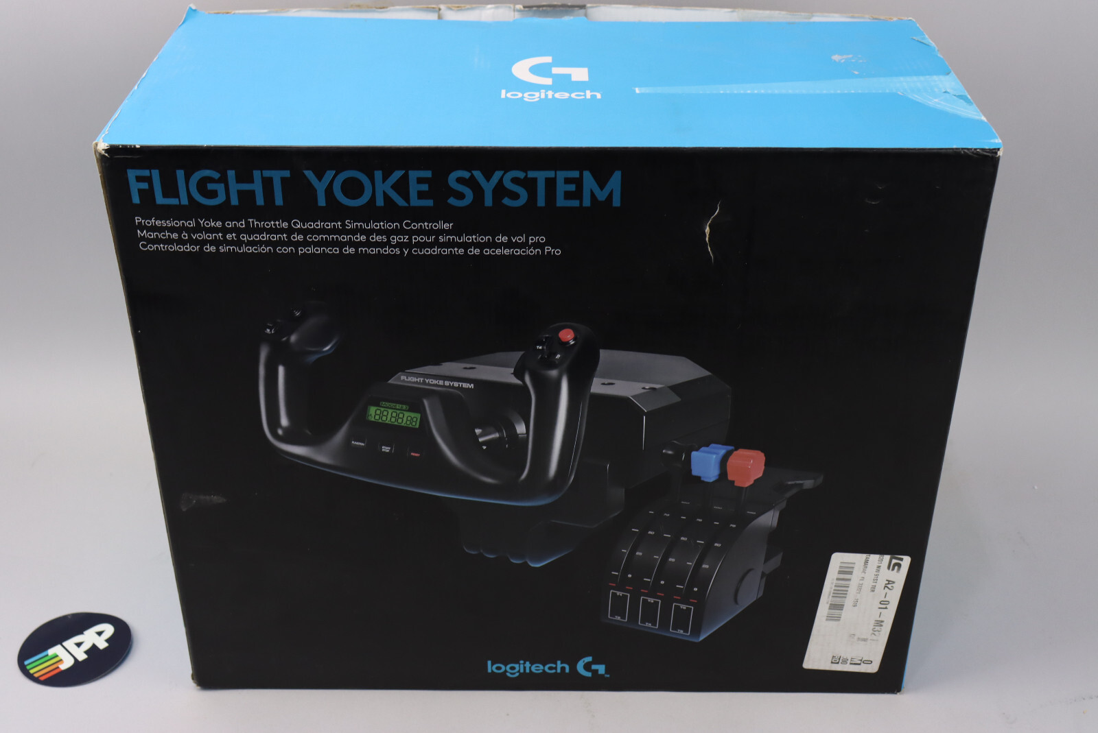 Logitech G Flight Yoke System & Throttle Quadrant Simulation Controller ...