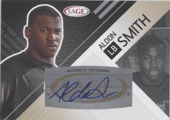 2011 SAGE Autograph Series Aldon Smith #A-46 for sale | eBay