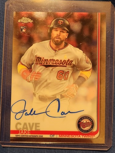2019 Topps Chrome - Rookie Autographs #RA-JC Jake Cave, Jake Cave (AU ...