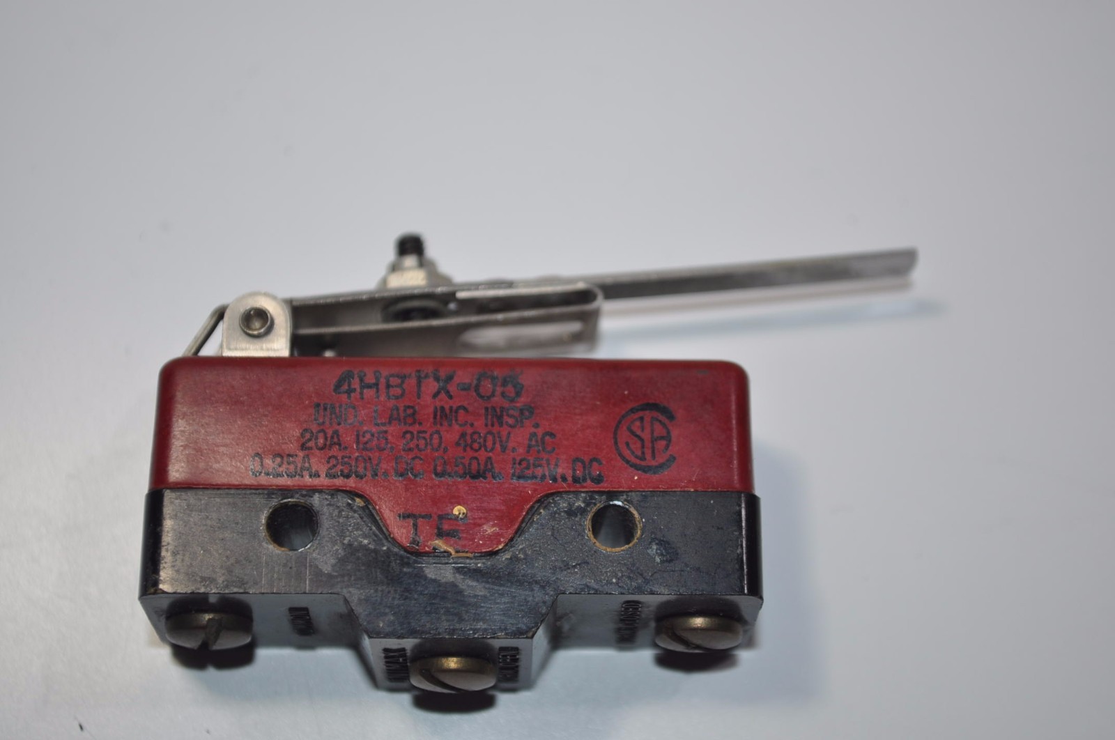 Unimax 20A 125/250/480VAC Limit Switch Model# 4HBTX-05 | eBay