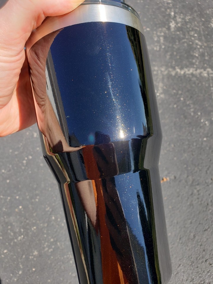 Black Metallic Sparkle Powder Coating Paint 1LB - High Gloss - USA Made ...