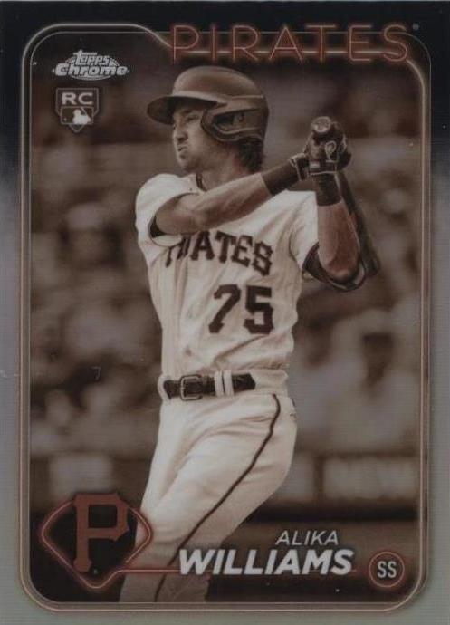 2024 Topps Chrome - Alika Williams #34 Sepia Refractor (RC) for sale ...