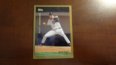 1999 TOPPS # 21 MATT ANDERSON BASEBALL CARD | eBay