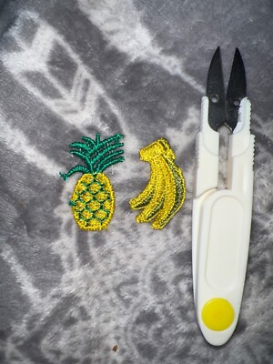 2 écusson patch, banane, ananas, NON thermocollant COUTURES | eBay