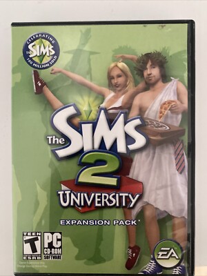 The Sims 2 University For Pc 2005 release . Expansion pack. Disc ...