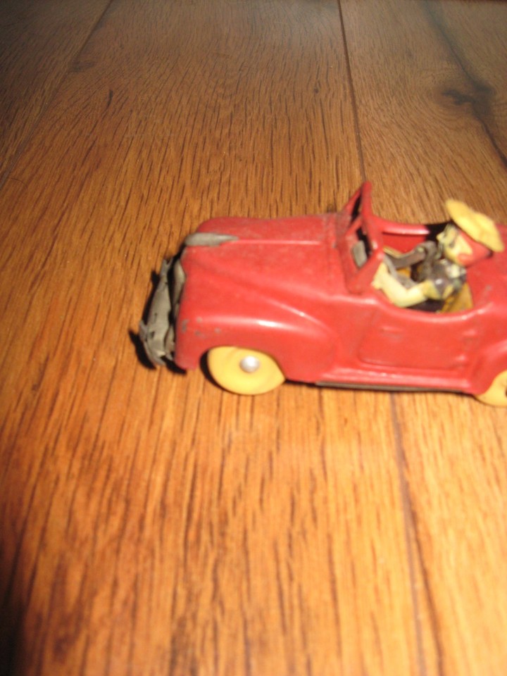 Vintage Antique Red Wind Up Convertible Car Made In Occupied Japan ...