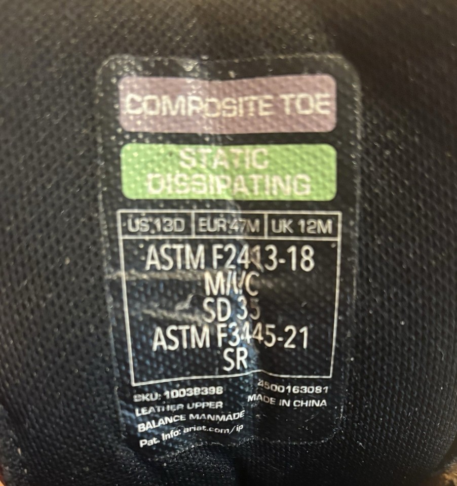 Ariat Edge LTE Men's 6" Composite Toe Electrical Hazard Work Chukka ...