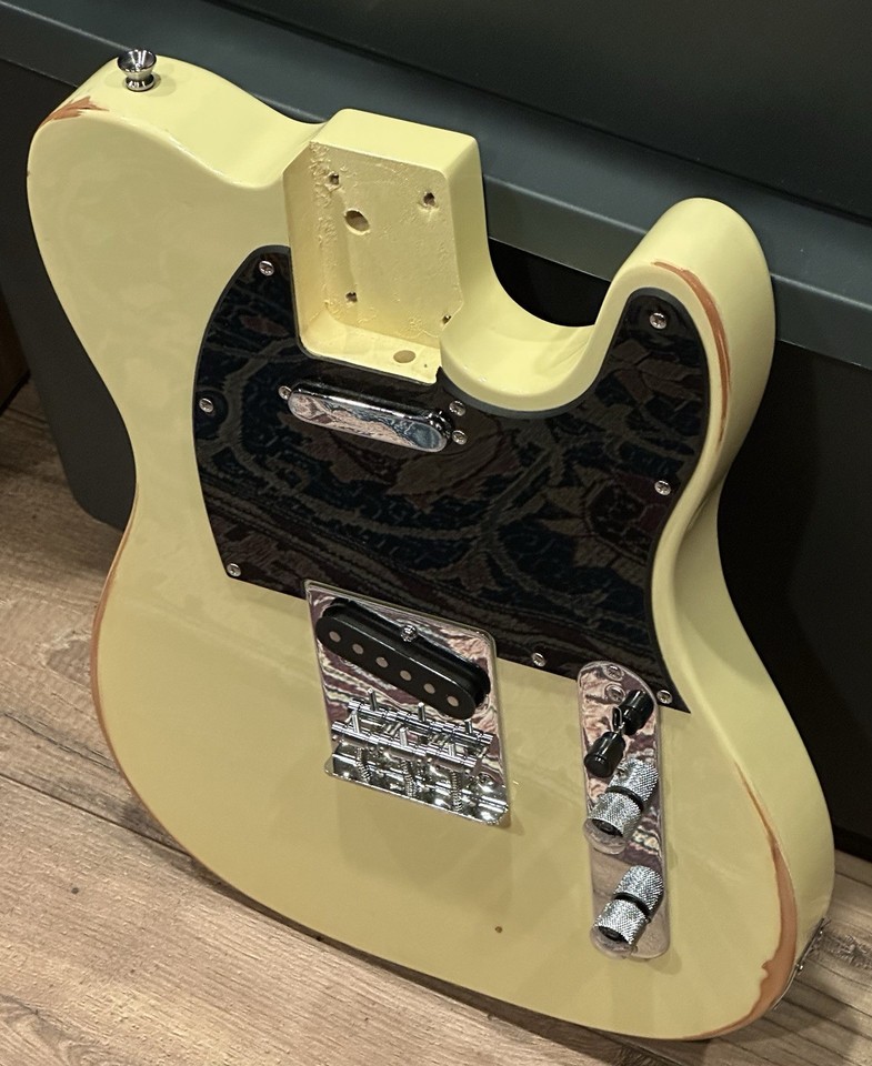 Indio Telecaster Style Loaded Solid Electric Guitar Body, Relic TV ...