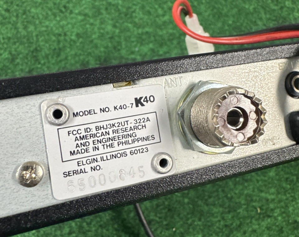 K40 Speech Processor 40 channel CB Radio And Microphone K40-7 Works | eBay