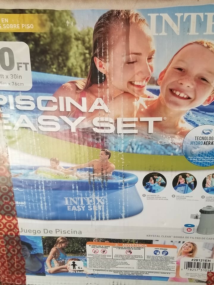 Intex 10 X 30 Easy Set Above Ground Swimming Pool W/ Filter Pump ...