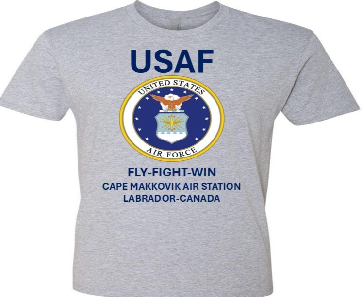 RED CLIFF AIR STATION* CANADA*SHIRT W/EMBLEM*USAF OFFICIALLY LICENSED ...