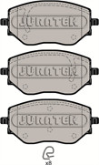 Juratek JCP4042 Brake Pad Set for sale online | eBay UK