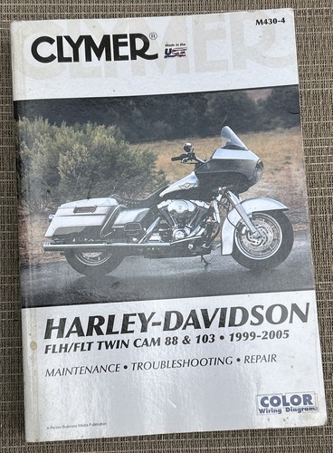 CLYMER SERVICE REPAIR MAINTENANCE MANUAL BOOK HARLEY DAVIDSON FLH FLT ...