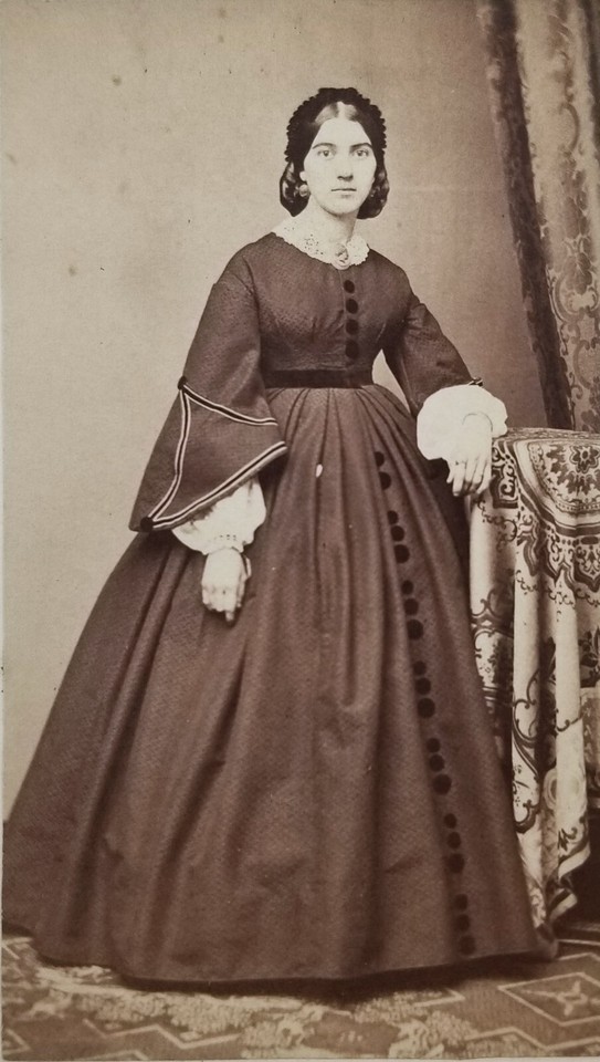 1860s CDV Photograph Beautiful Young Woman Powelson Rochester Buffalo ...