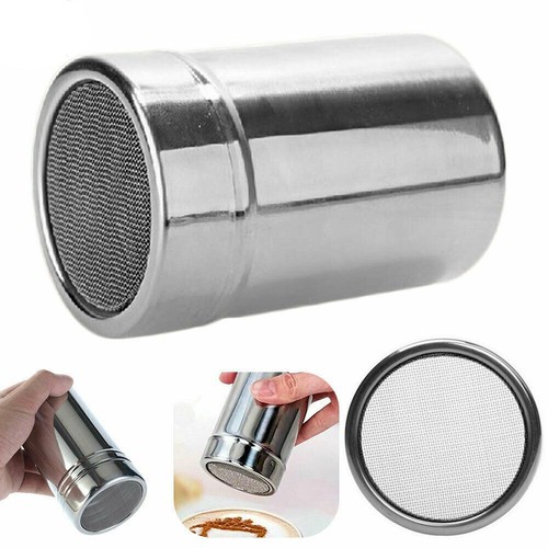 Cocoa Coffee Sifter Sprinkler Flour Duster Shaker Powder Sugar Shaker ...