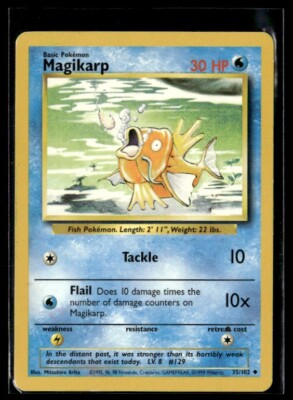 1999 CLASSIC BASE SET 35/102 MAGIKARP | eBay