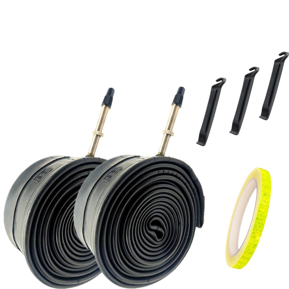 2 PK 26" inch Inner Bike Tube 26 x 2.125- 2.35 Bicycle Rubber Tire ...