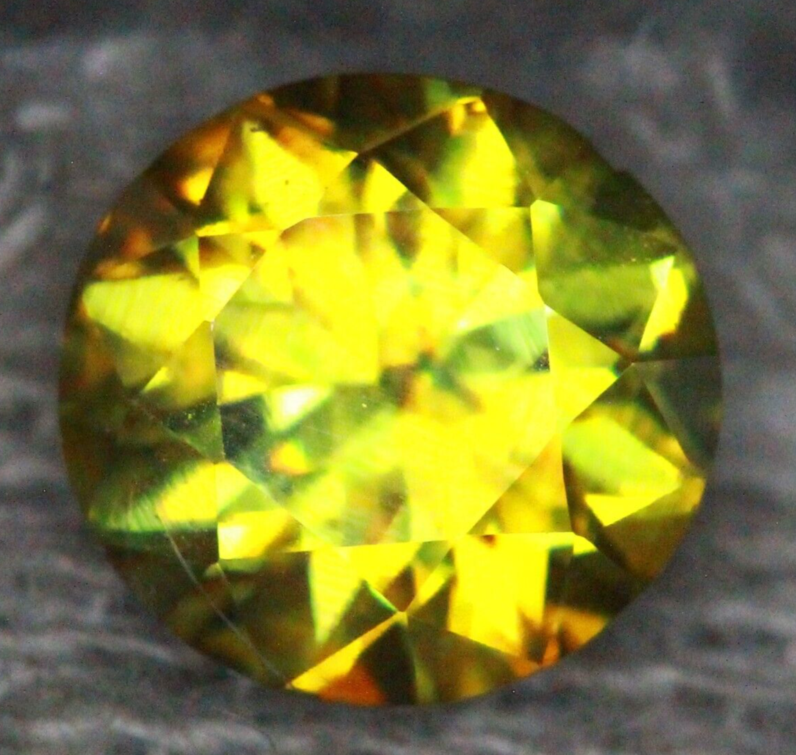 1.20 CT Rarest Color Change Natural Sphene/Titanite Cut Gemstone @pak ...