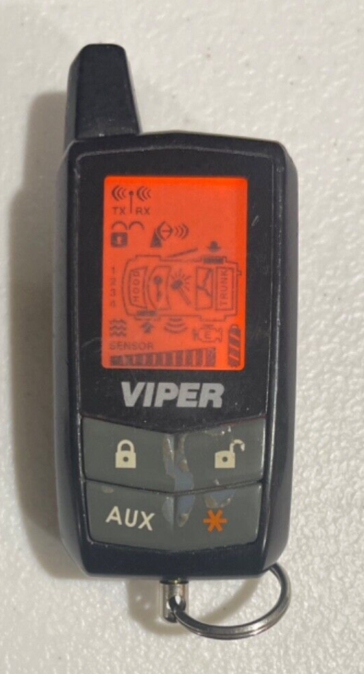 Viper 2-Way LCD Security Alarm Keyfob 5 Buttons EZSDEI489-Tested | eBay