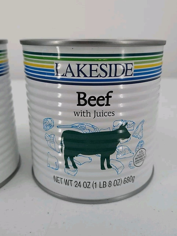 Lot of 4 Lakeside Beef with Juices 24oz each Expires 03/2029 | eBay