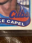 RARE 1989 Topps #767 Mike Capel Cubs MISPRINT ERROR Card | eBay