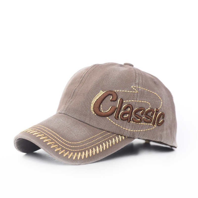 Classic Embroidery Trucker Baseball Hat Men Women Breathable Cotton ...