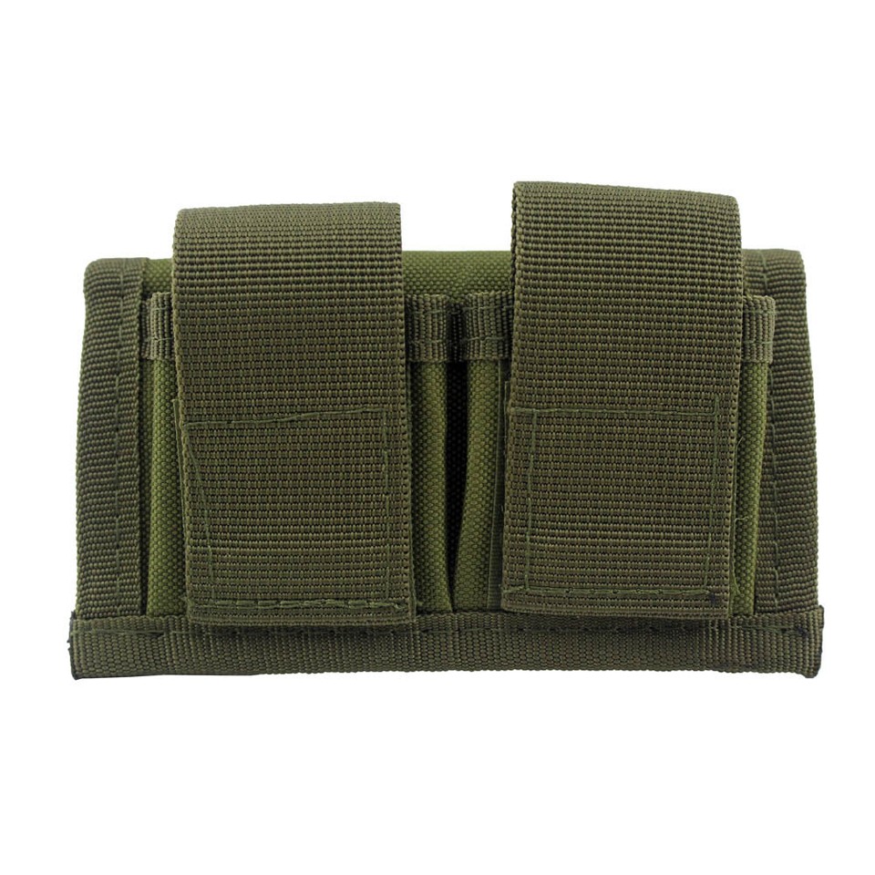 Tactical Belt Revolver Double Speedloader Molle Pouch for 22/32/38/357 ...