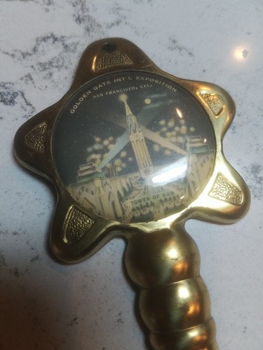 Vintage 1939 Golden Gate International Exposition Wall Thermometer ...