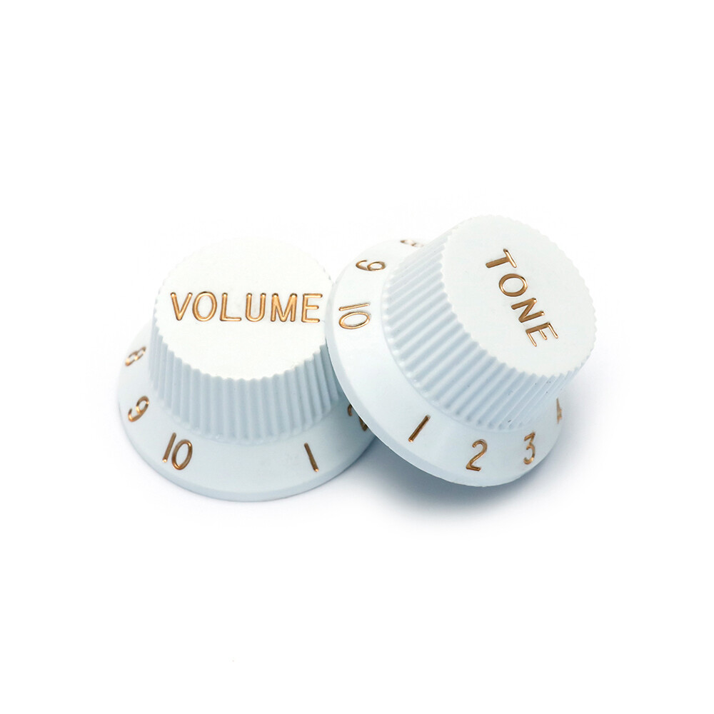 Guitar Speed Knobs 1 Volume 2 Tone Control Knobs for Fender Strat ...