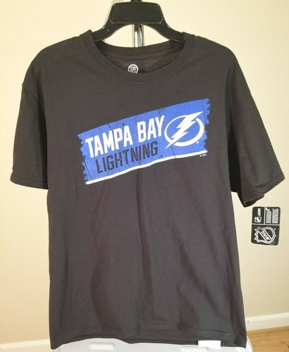 Tampa Bay Lightning NHL Classic Black Team Logo Large T-Shirt | eBay.de