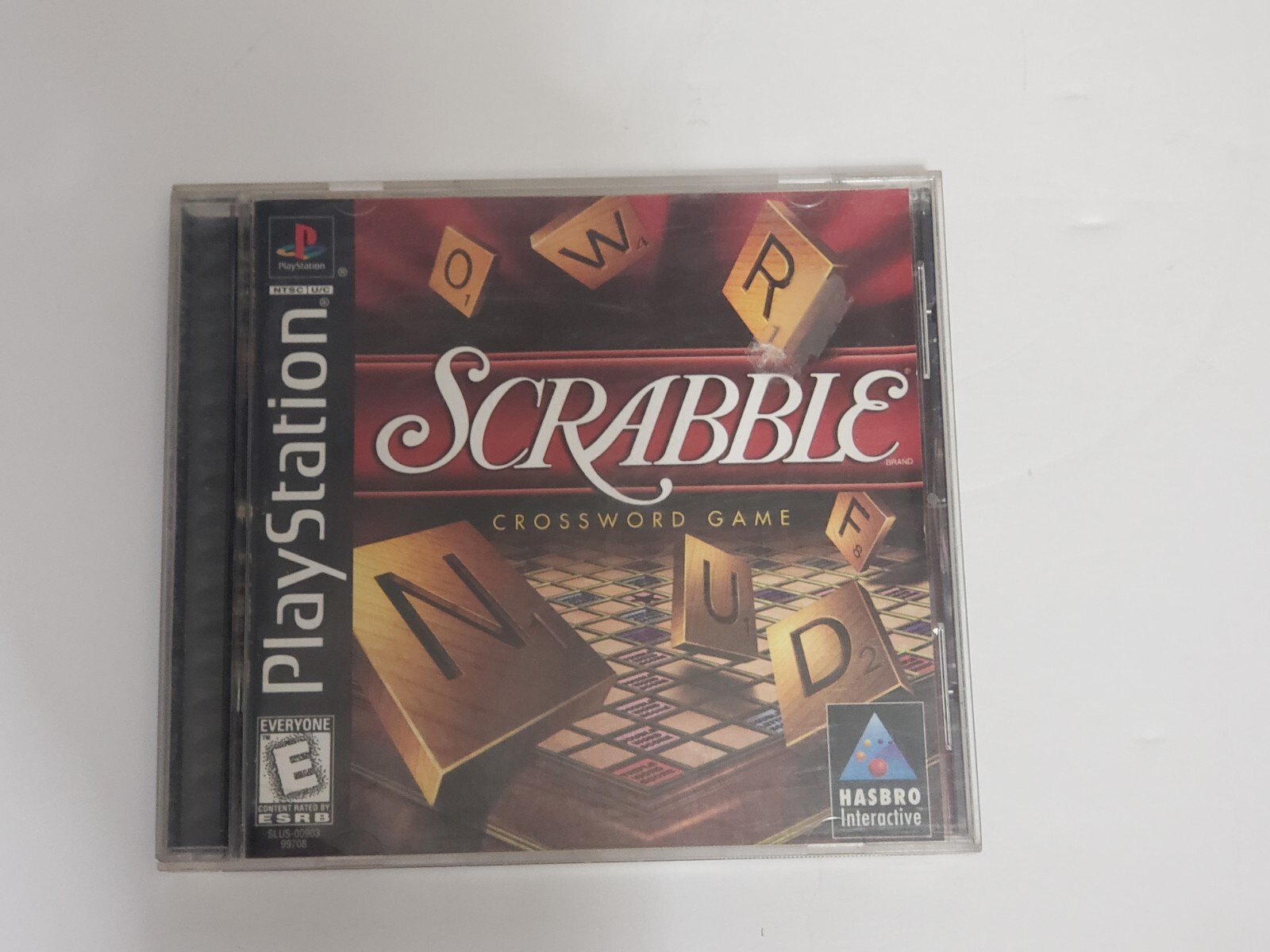 Scrabble Crossword Word Tiles PS1 Game 1999 Hasbro interactive Tested ...