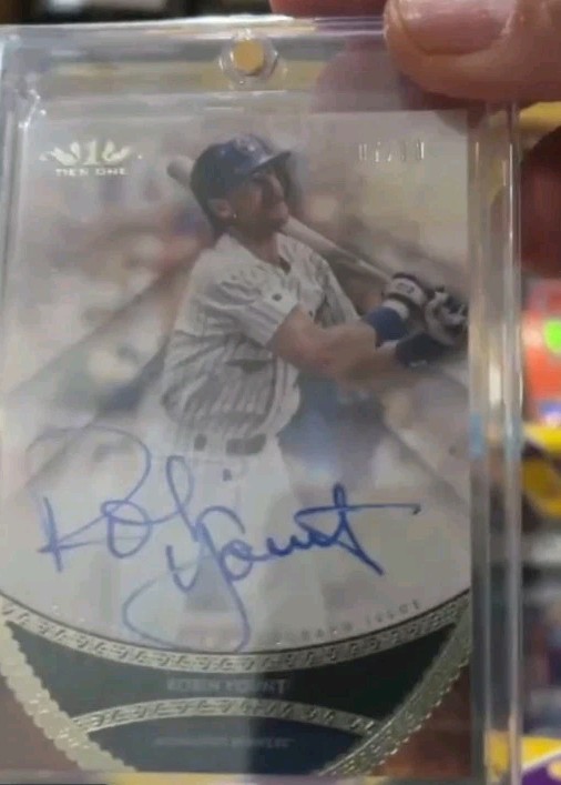 Robin Yount Tipps Certified On Card Auto /30 | eBay