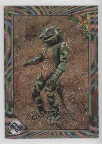 1994 Mighty Morphin Power Rangers The New Season Retail Foil Saliguana ...