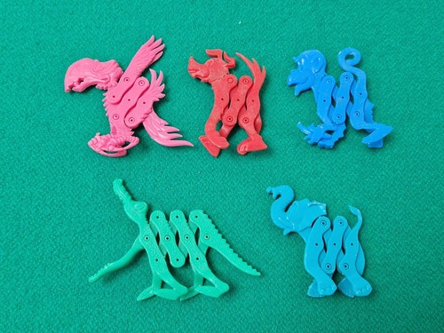 Rare KELLOG'S Stretch Pets Toy Bundle Job Lot Crocodile Dog Elephant ...
