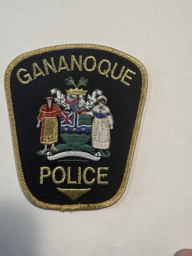 Gananoque Police Patch Gold - Ontario Canada | eBay