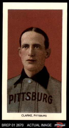 1909 T206 Reprint #91 Fred Clarke Portrait Pirates HOF VARIATION 8 - NM ...
