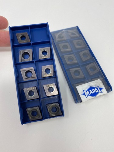 (19 Pcs) Mapal Carbide Inserts CCHT 120412 E04L-1J-HP455 New 30241324 ...