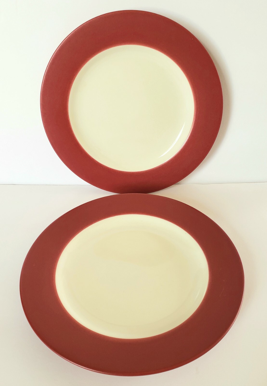 SET of 2 Noritake Stoneware - COLORWAVE RASPBERRY - 8 1/4" Salad Plates ...