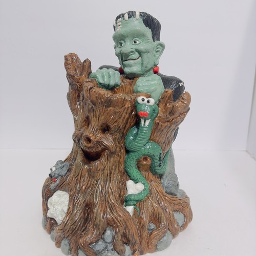 Ceramic Frankenstein Haunted Tree Halloween Statue Only Vintage 1990’s ...