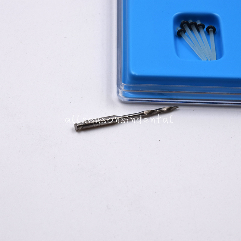 Dental Straight Pile 4 Drills Fiber 20 Pcs Pile High-intensity Quartz ...