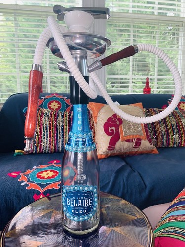 Luc Belaire Luxe Bleu Hookah Shisha Lamp Patio Deck Champagne Party ...