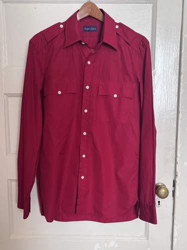 Ralph Lauren Purple Label Western Rodeo Shirt Medium | eBay