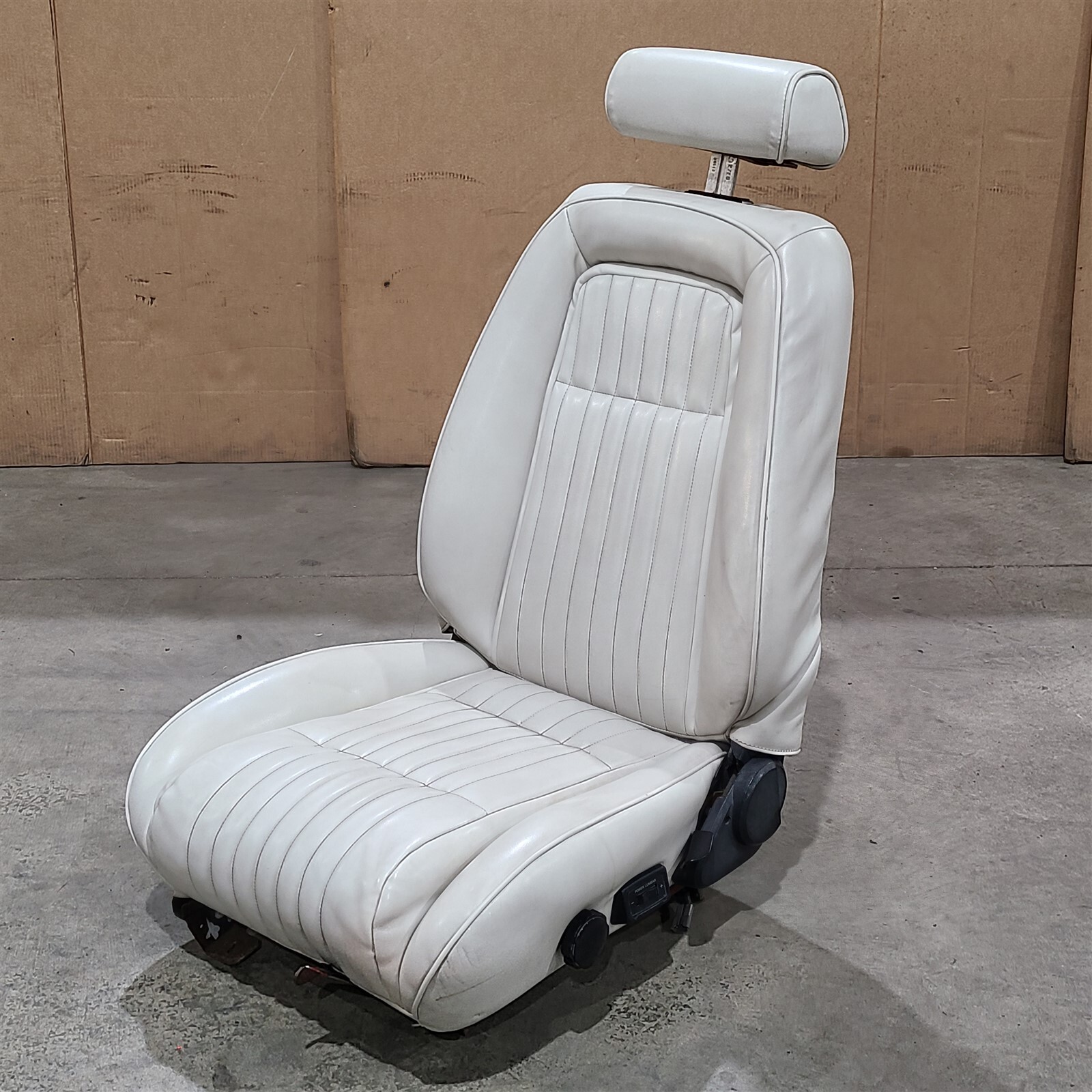 87-93 Mustang LX Convertible Seat Set Seats White Oem Leather Aa7127 | eBay