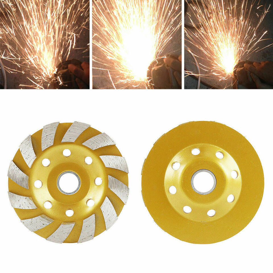 4 inch Diamond Segment Grinding Wheel Disc Grinder Cup Concrete Stone ...